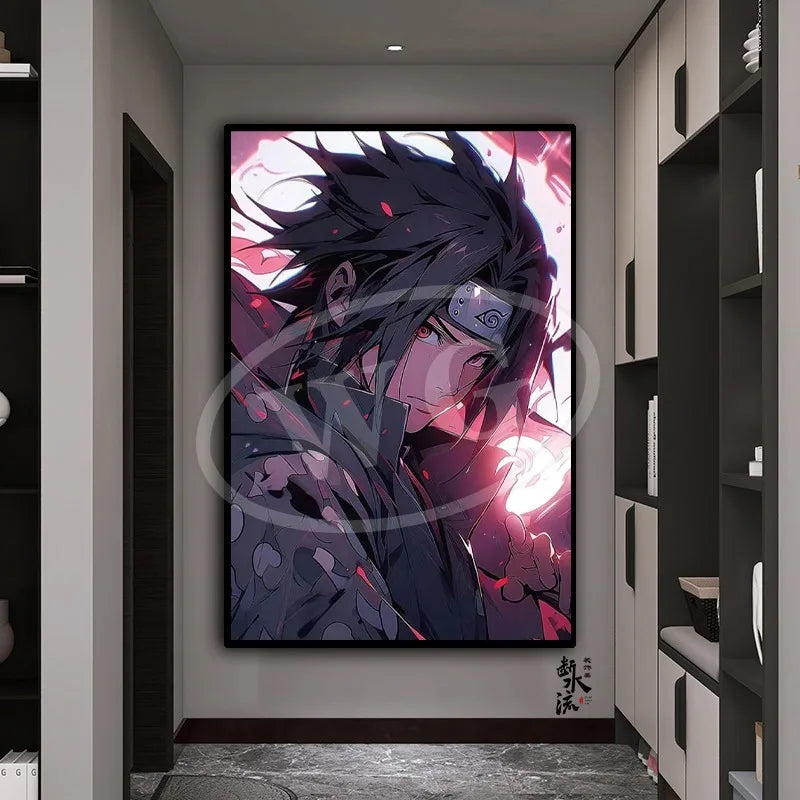 Naruto Anime Decoration Painting, Naruto Kakashi Uchiha Itachi Xiao Or ...
