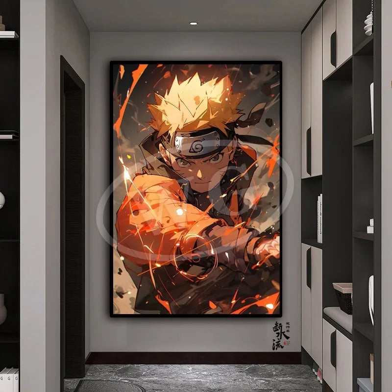 Naruto Anime Decoration Painting, Naruto Kakashi Uchiha Itachi Xiao Or ...
